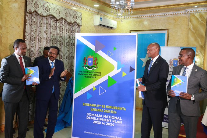 Somali President launches National Development Plan – Halbeeg News